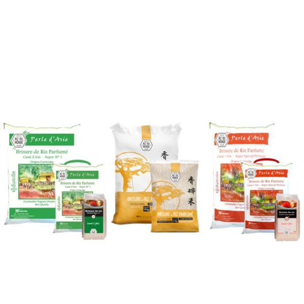 Brisure de riz parfumé PERLE D'ASIE Cambodge - Haudecoeur