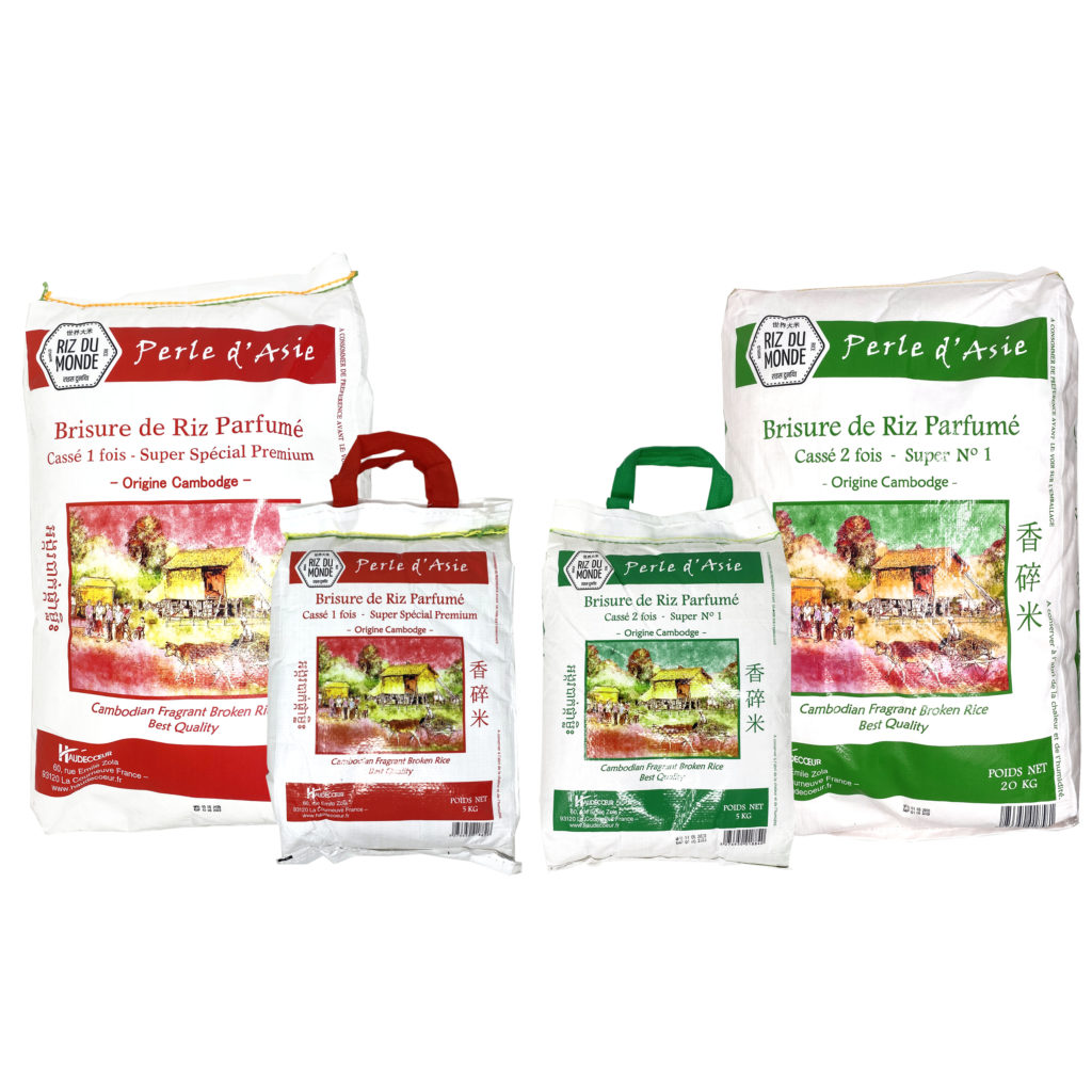Brisure de riz parfumé PERLE D'ASIE Cambodge - Haudecoeur