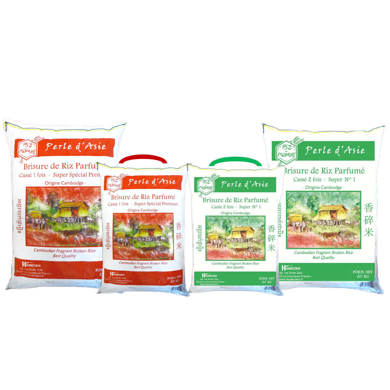 Brisure de riz parfumé PERLE D’ASIE Cambodge – Haudecoeur