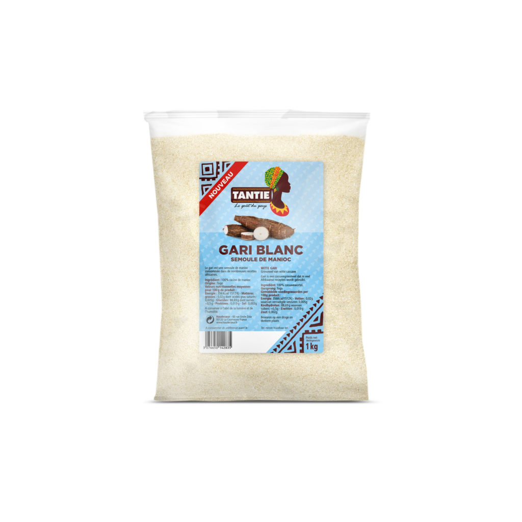 Gari blanc : semoule de manioc - Haudecoeur
